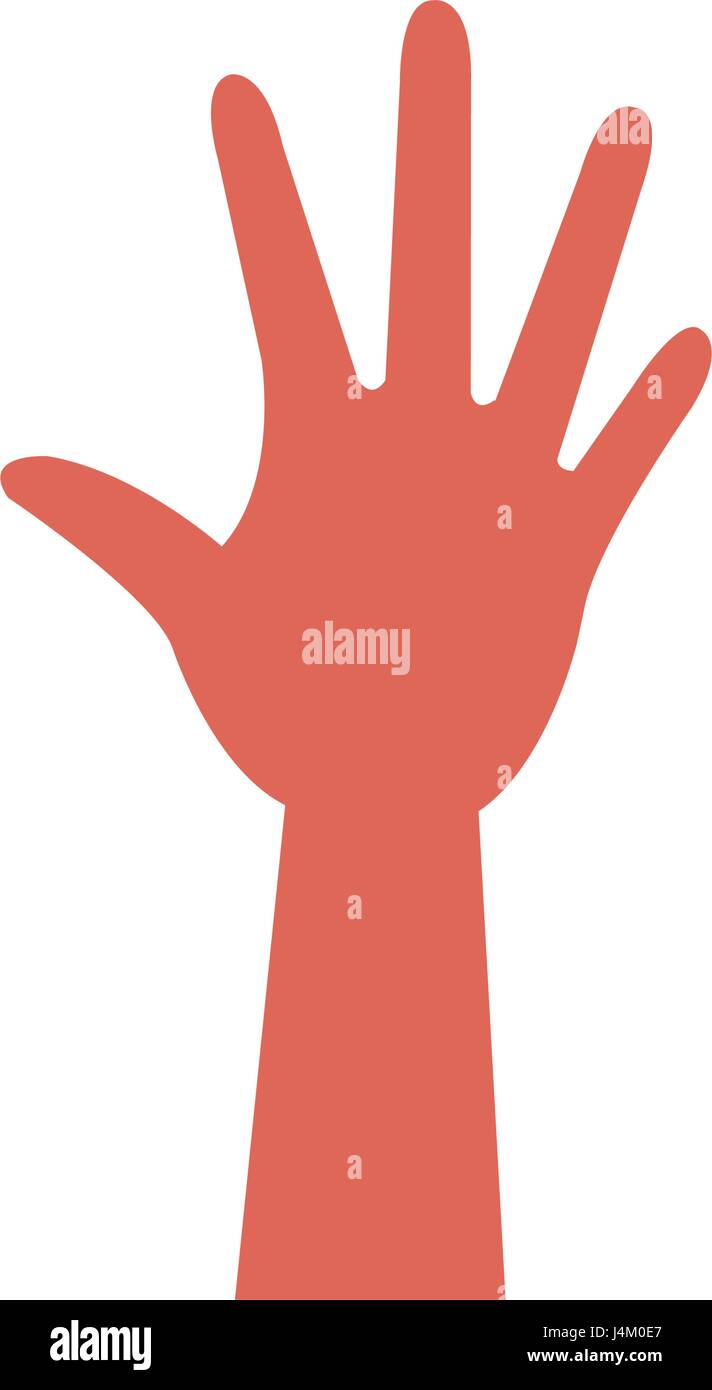 Hand up symbol Stock Vector Image & Art - Alamy