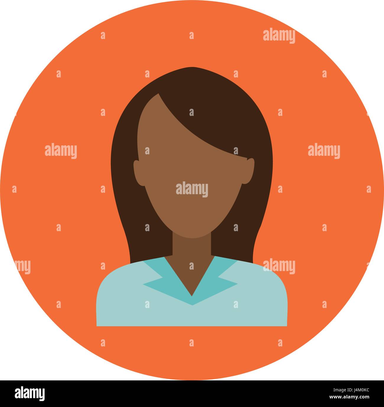 Young woman profile Stock Vector Image & Art - Alamy