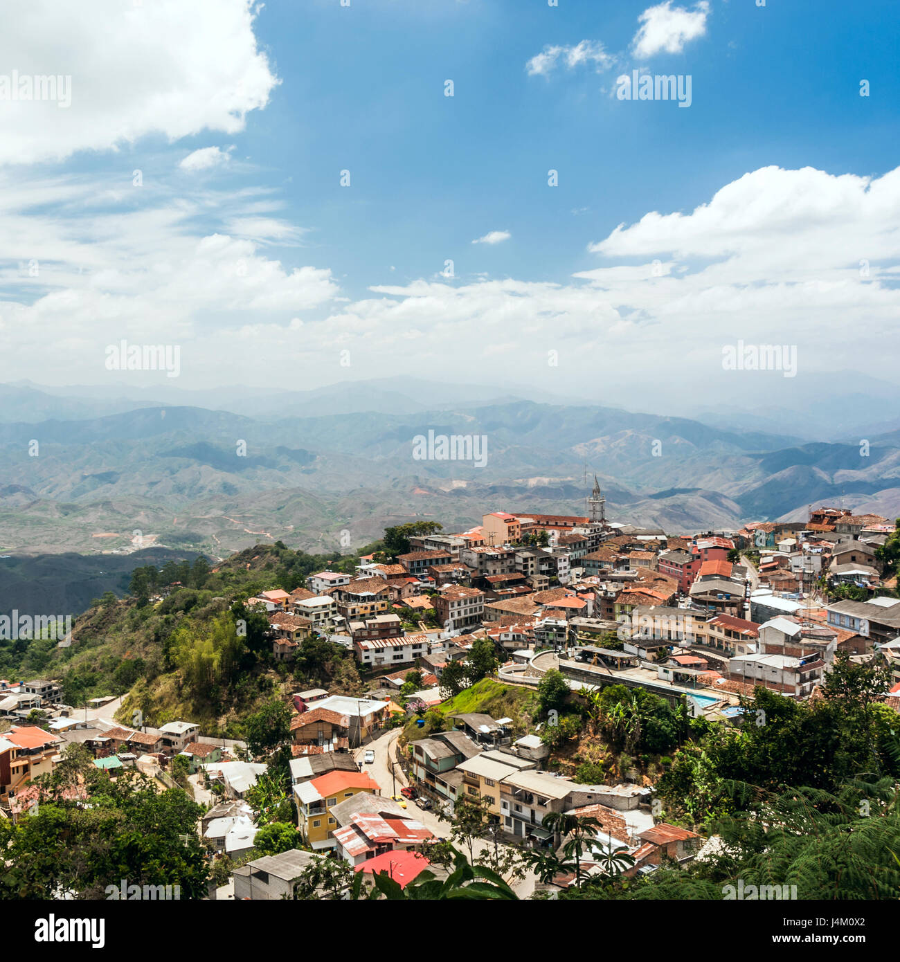 Zaruma - town of gold miners, Ecuador. Located in the southern province ...
