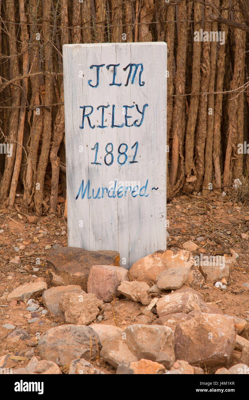 Boot Hill Graveyard, Tombstone, Arizona Stock Photo - Alamy
