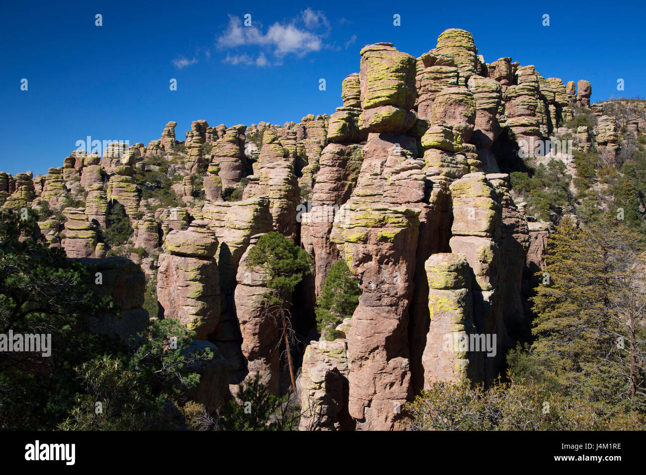 Rock pinnacles from Echo Canyon Loop Trail, Chiricahua National ...