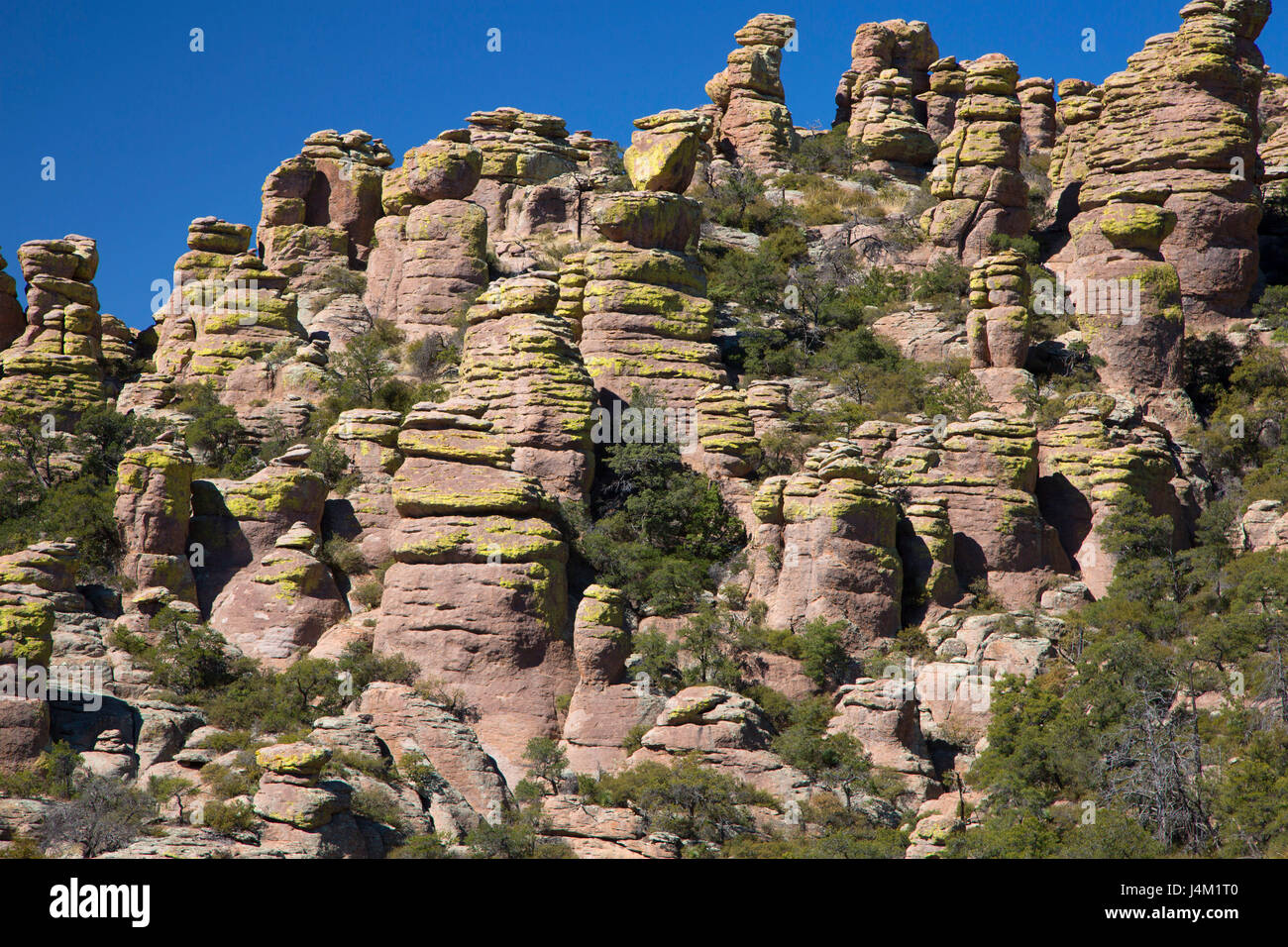Rock pinnacles from Echo Canyon Loop Trail, Chiricahua National ...