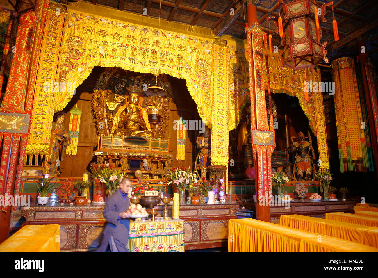 Shuanglin Temple, Shanxi, China Stock Photo - Alamy