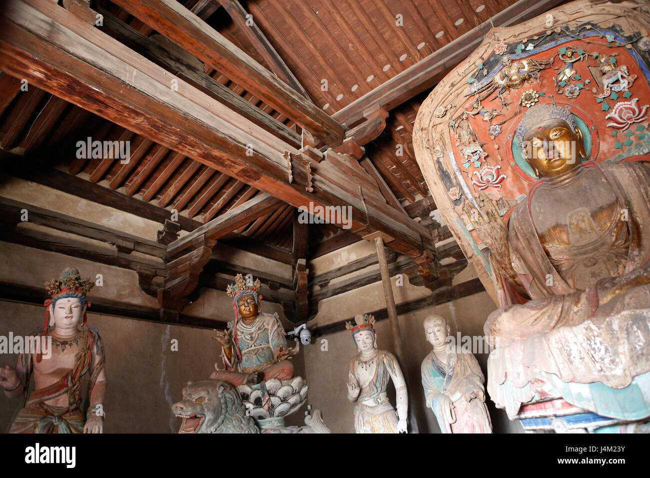 Shuanglin Temple, Shanxi, China Stock Photo - Alamy