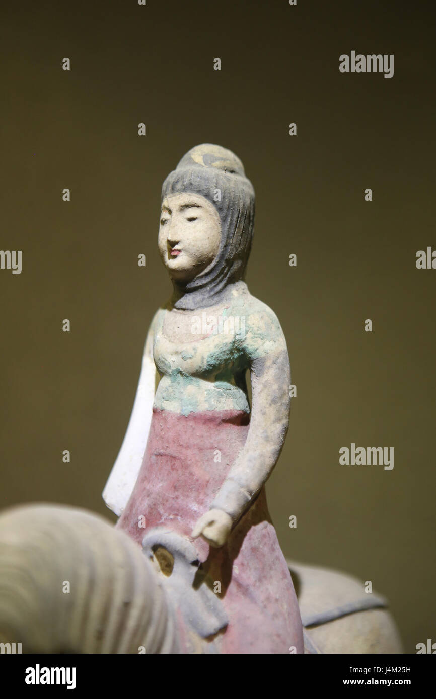 Qianling, Tang dynasty tomb, 7th century, near Xian, China Stock Photo ...