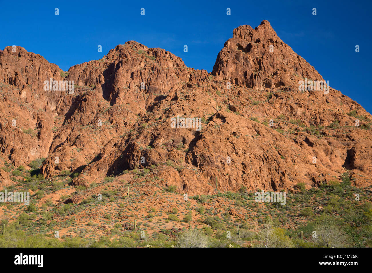 Castle Dome Mountains, Kofa National Wildlife Refuge, Arizona Stock ...
