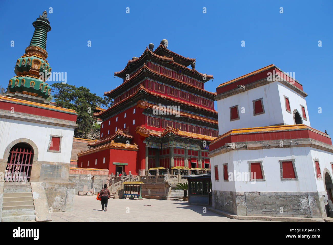 Punin temple (1755), Chengde, China Stock Photo - Alamy