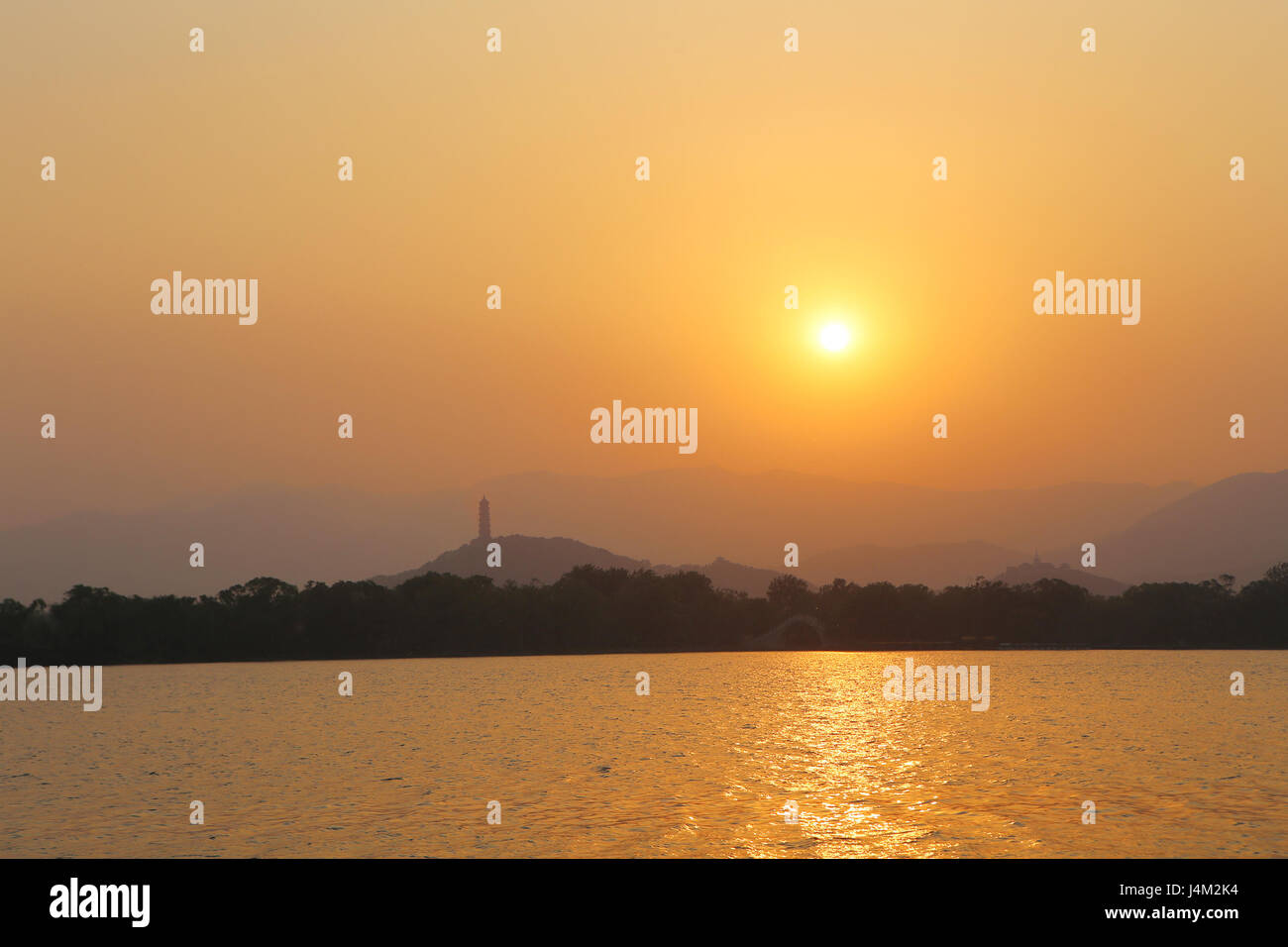 Chinese sunset china hi-res stock photography and images - Alamy