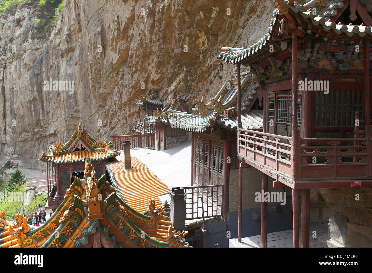 Hanging Monastery or Xuankong Temple, Shanxi, China Stock Photo - Alamy