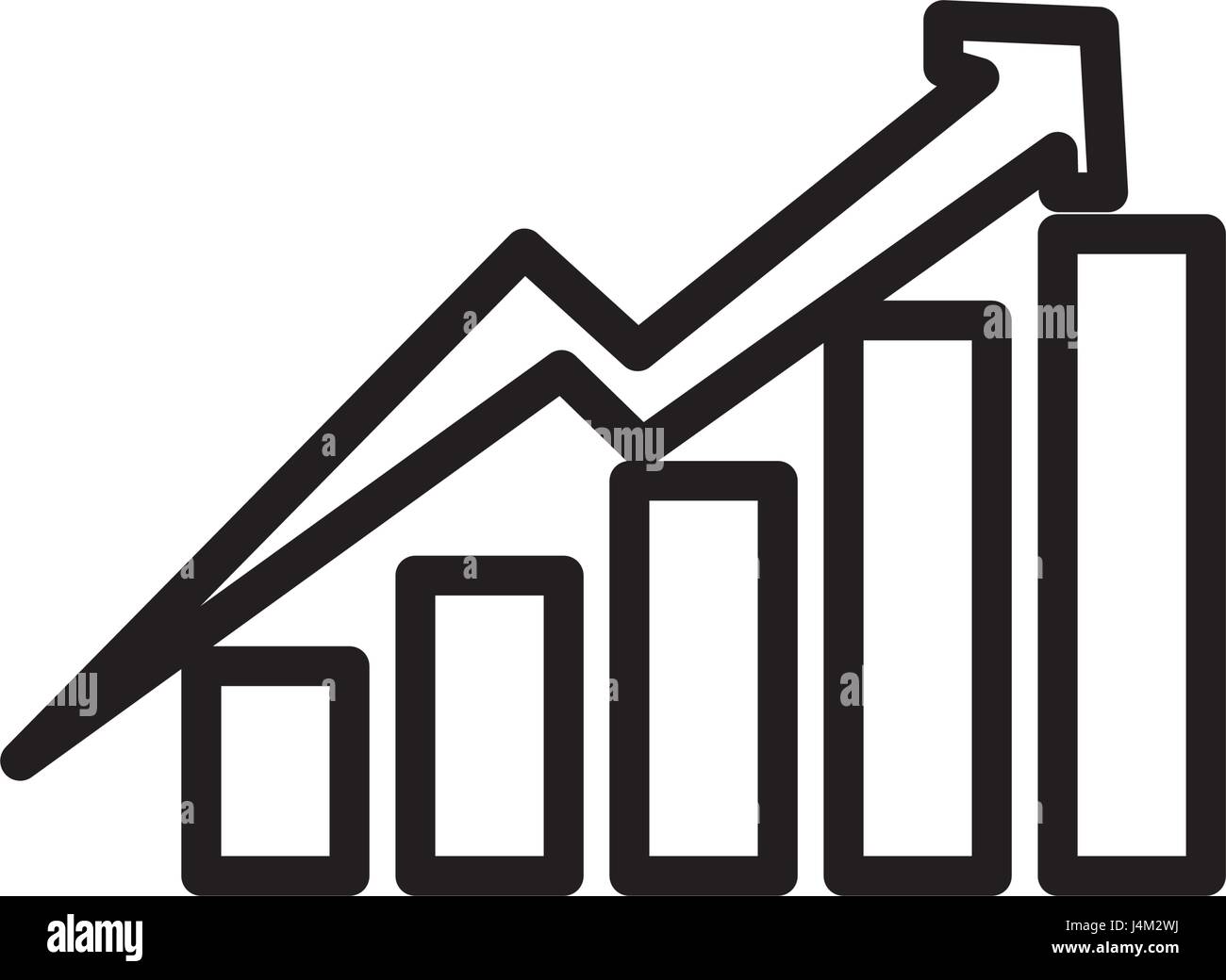 Statistics growing graphic Stock Vector Image & Art - Alamy