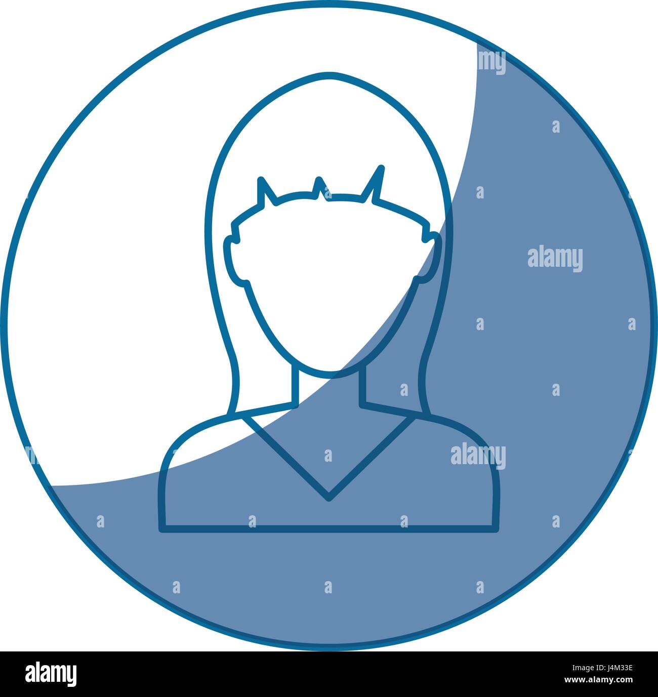 Young woman profile Stock Vector Image & Art - Alamy