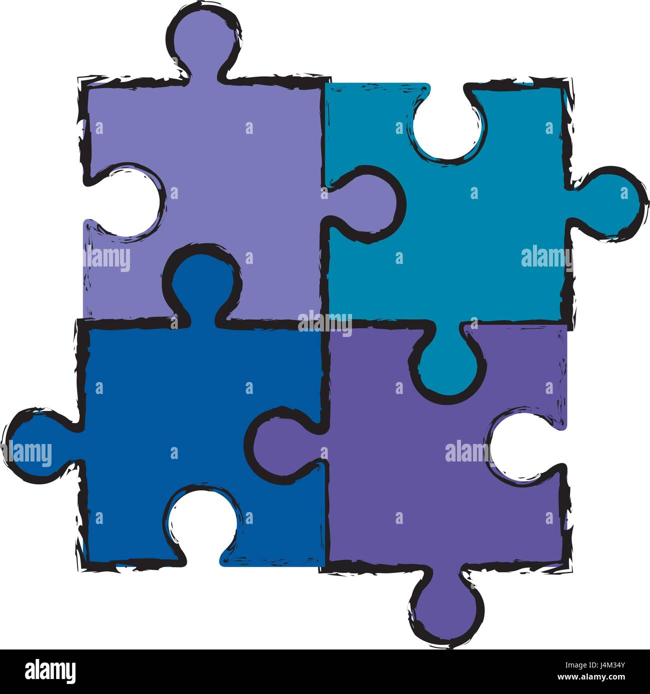 Puzzle piece symbol Stock Vector Image & Art - Alamy