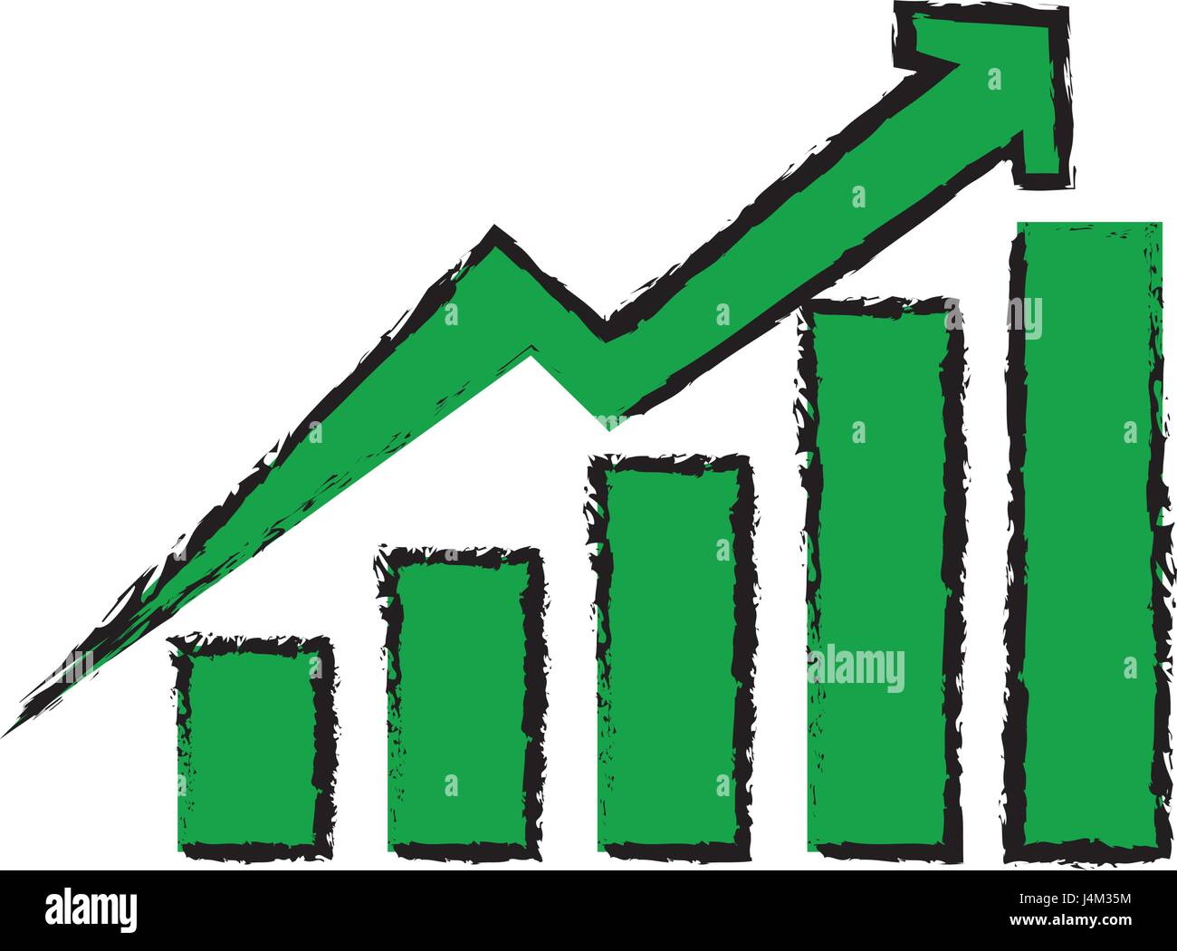 Statistics growing graphic Stock Vector Image & Art - Alamy