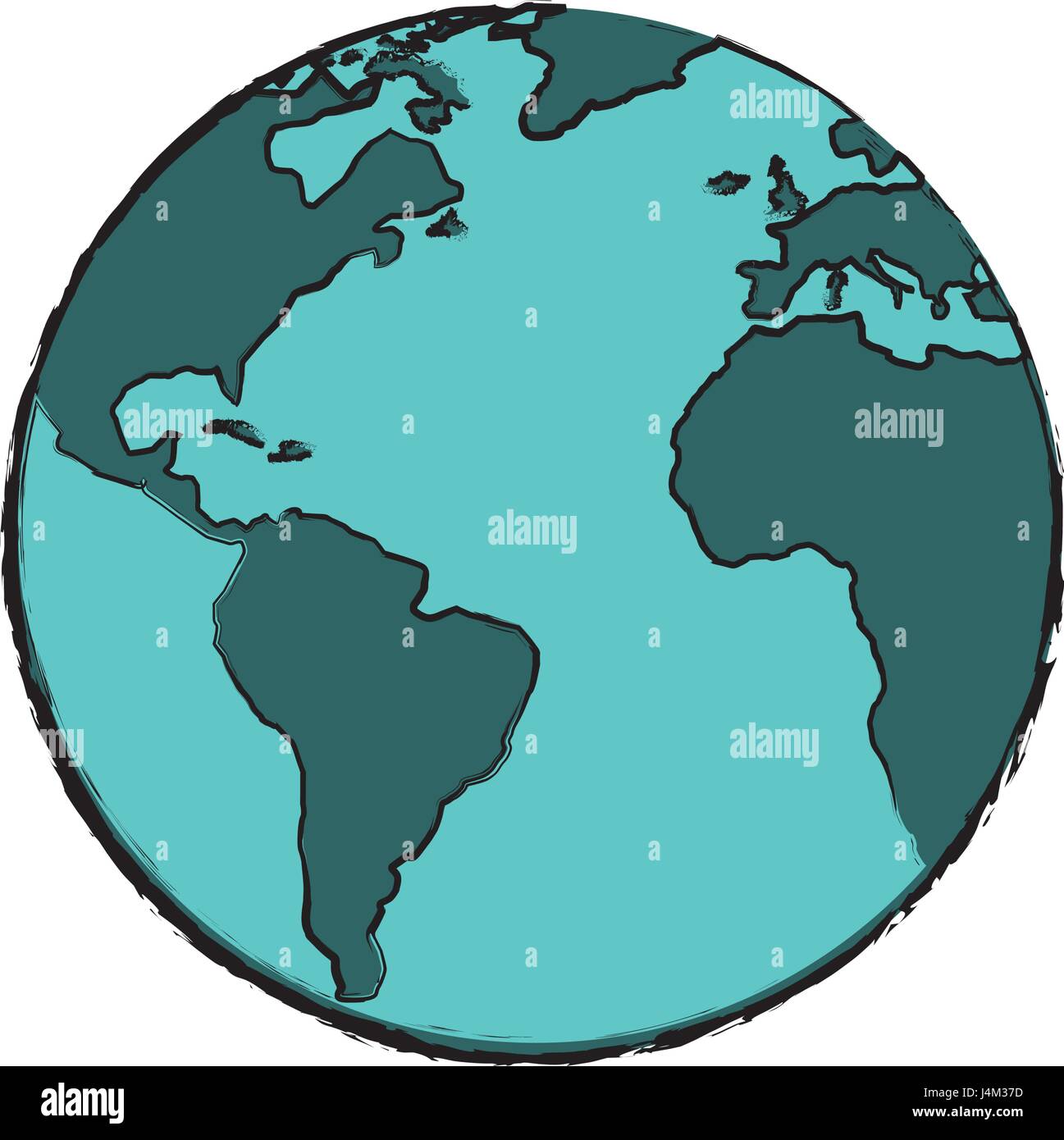 Sketch Map Of World High Resolution Stock Photography and Images - Alamy
