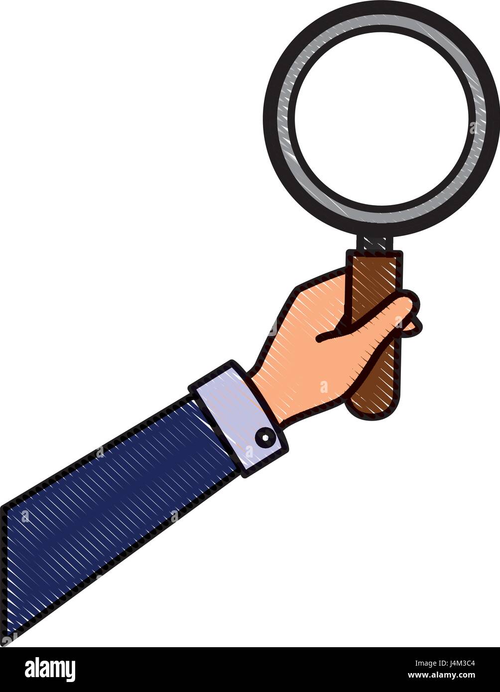 Lupe magnifying glass Stock Vector Image & Art - Alamy