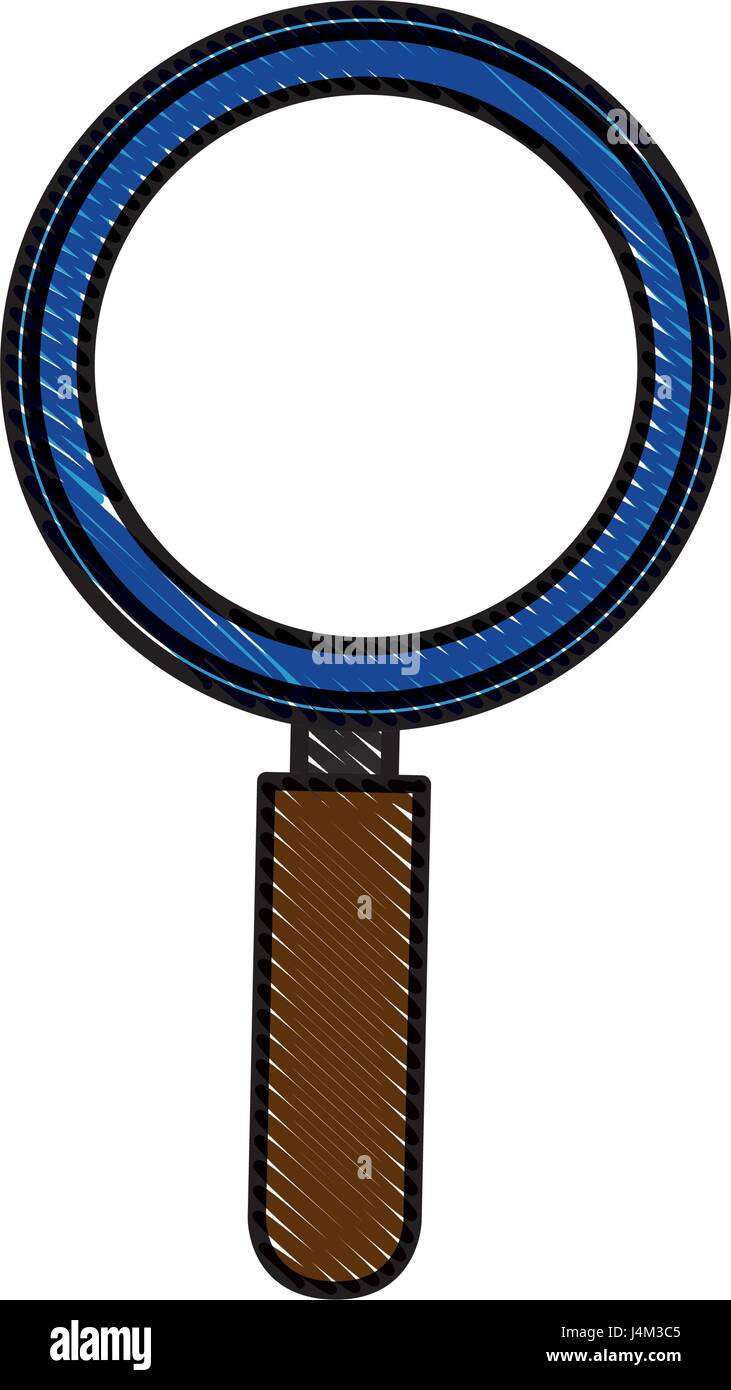 Lupe magnifying glass Stock Vector Image & Art - Alamy