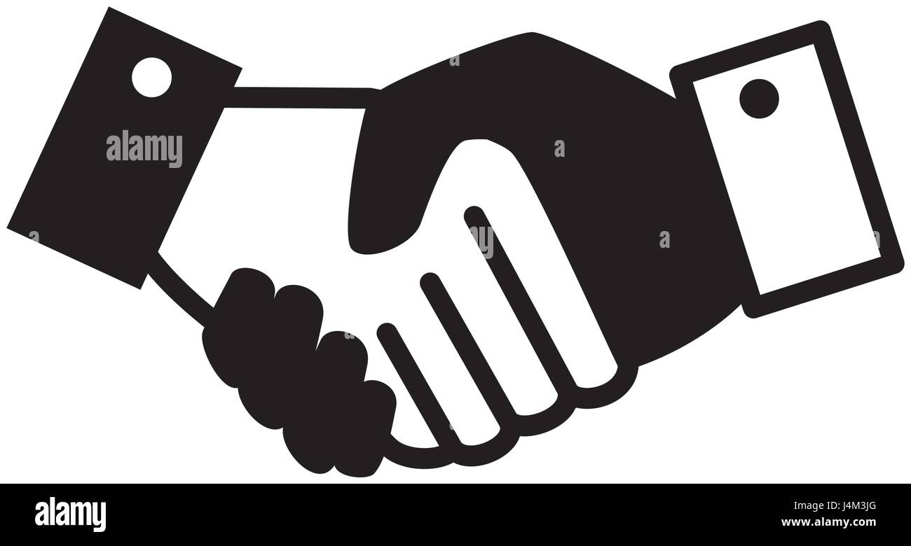 Handshake Symbol High Resolution Stock Photography and Images - Alamy
