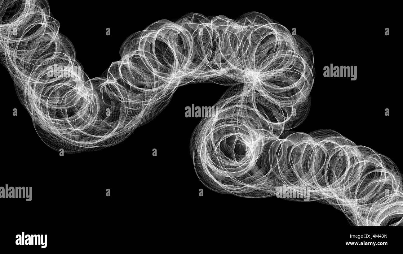3D rendered veil on the wind looks like smoke Stock Photo - Alamy