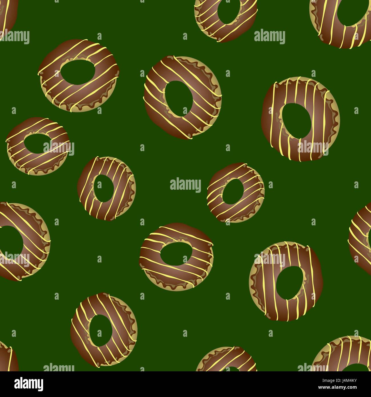 Fresh donut pattern Stock Vector Images - Alamy