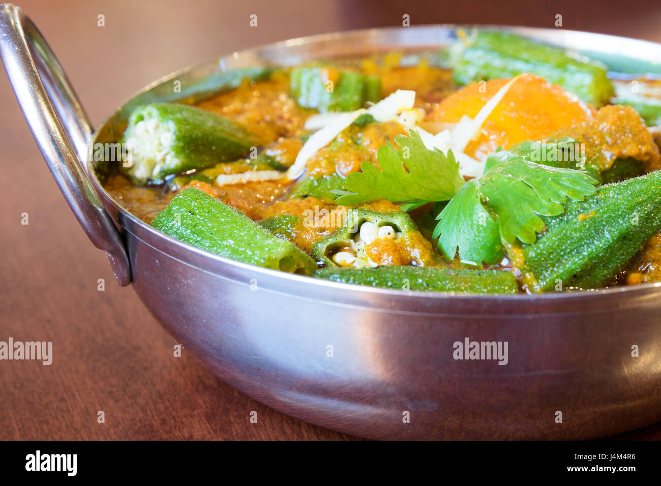Indian bhindi masala spicy okra hi-res stock photography and images - Alamy