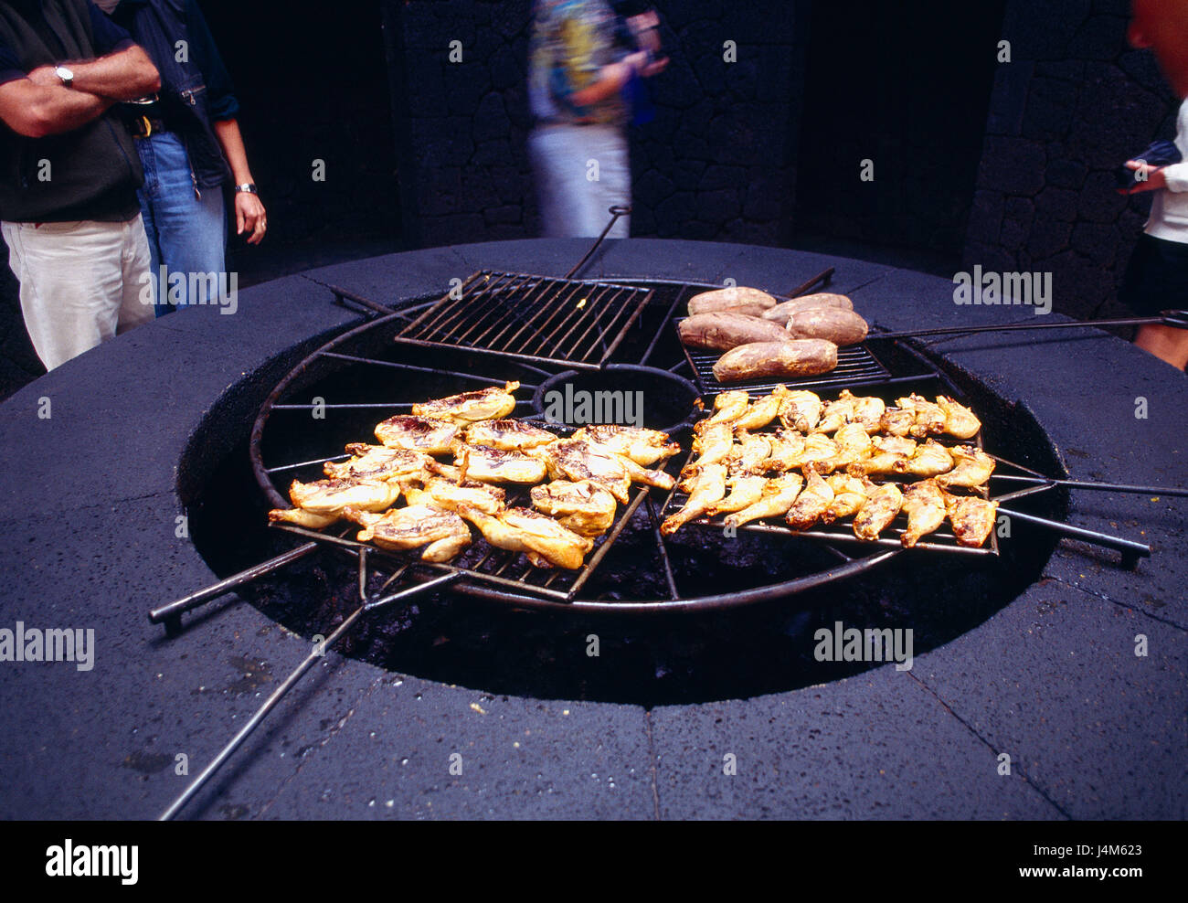 Lanzarote volcano grill hi-res stock photography and images - Alamy