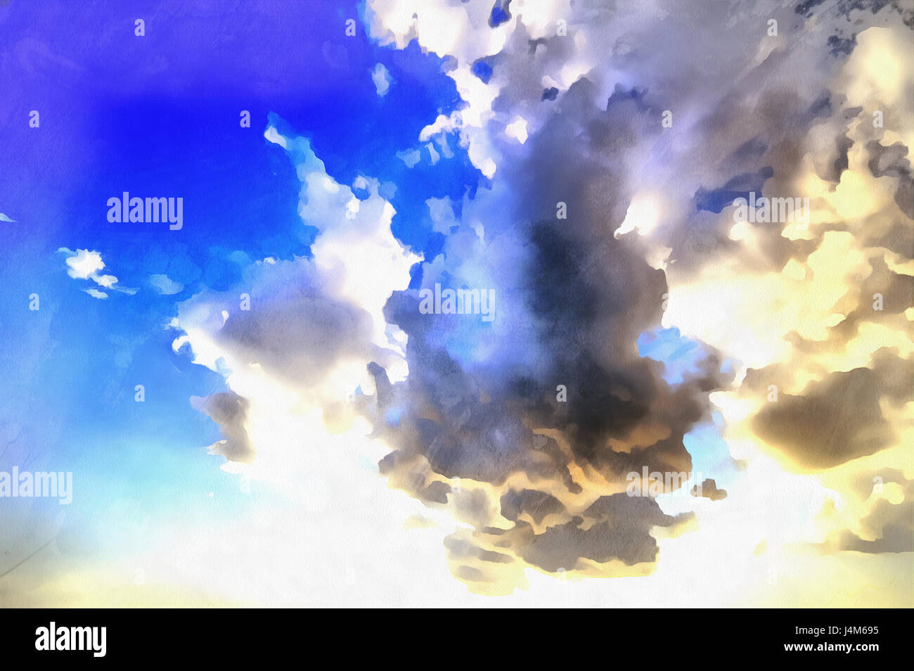 Cloudscape painting hi-res stock photography and images - Alamy