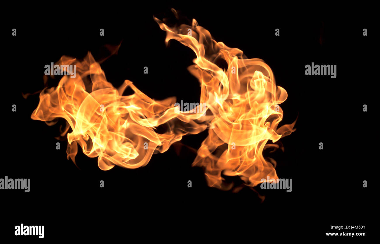 Flame heat fire abstract background black background Stock Photo - Alamy