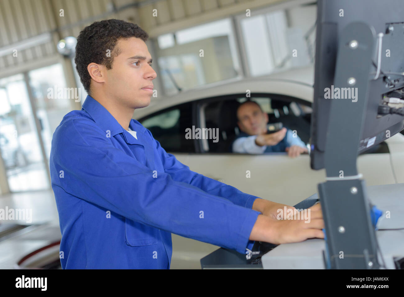 Car Mot Vehicle Testing Station High Resolution Stock Photography and ...