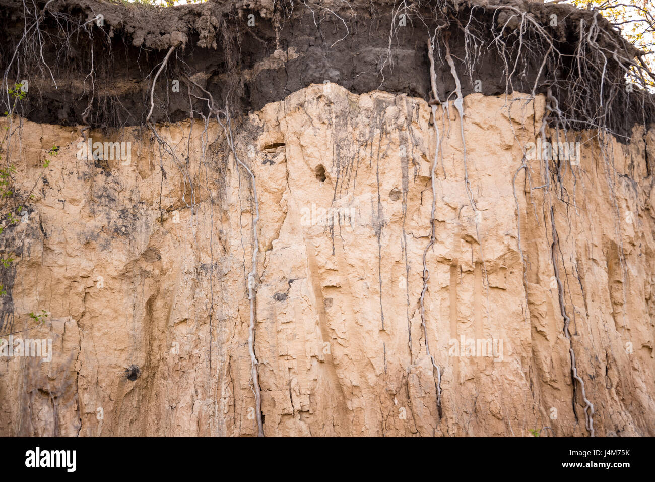 The layers of the earth in a clay pit Stock Photo - Alamy