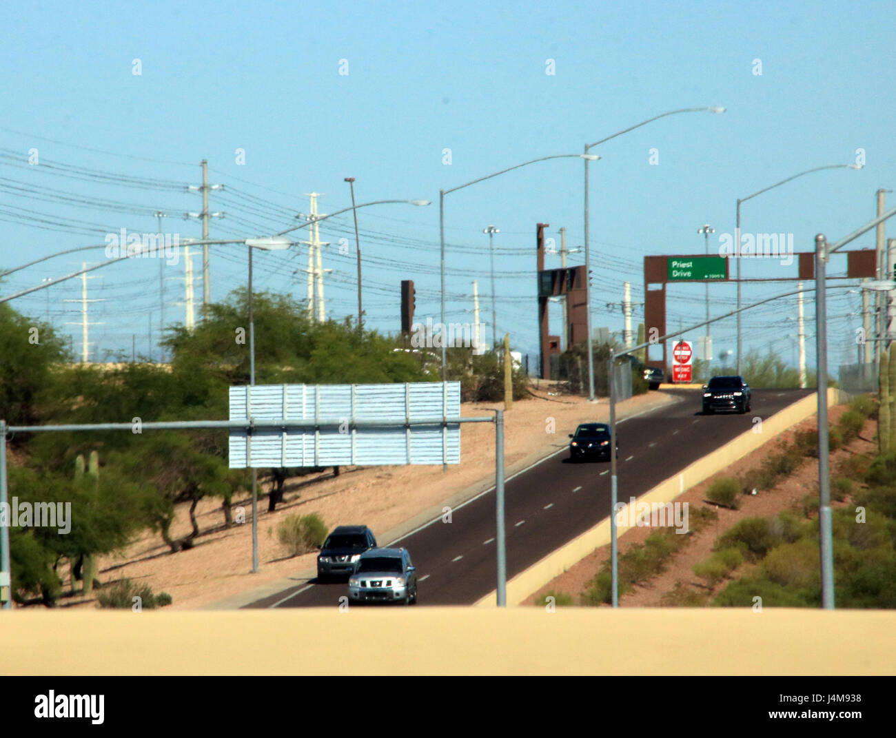 The freeways of Arizona Stock Photo - Alamy