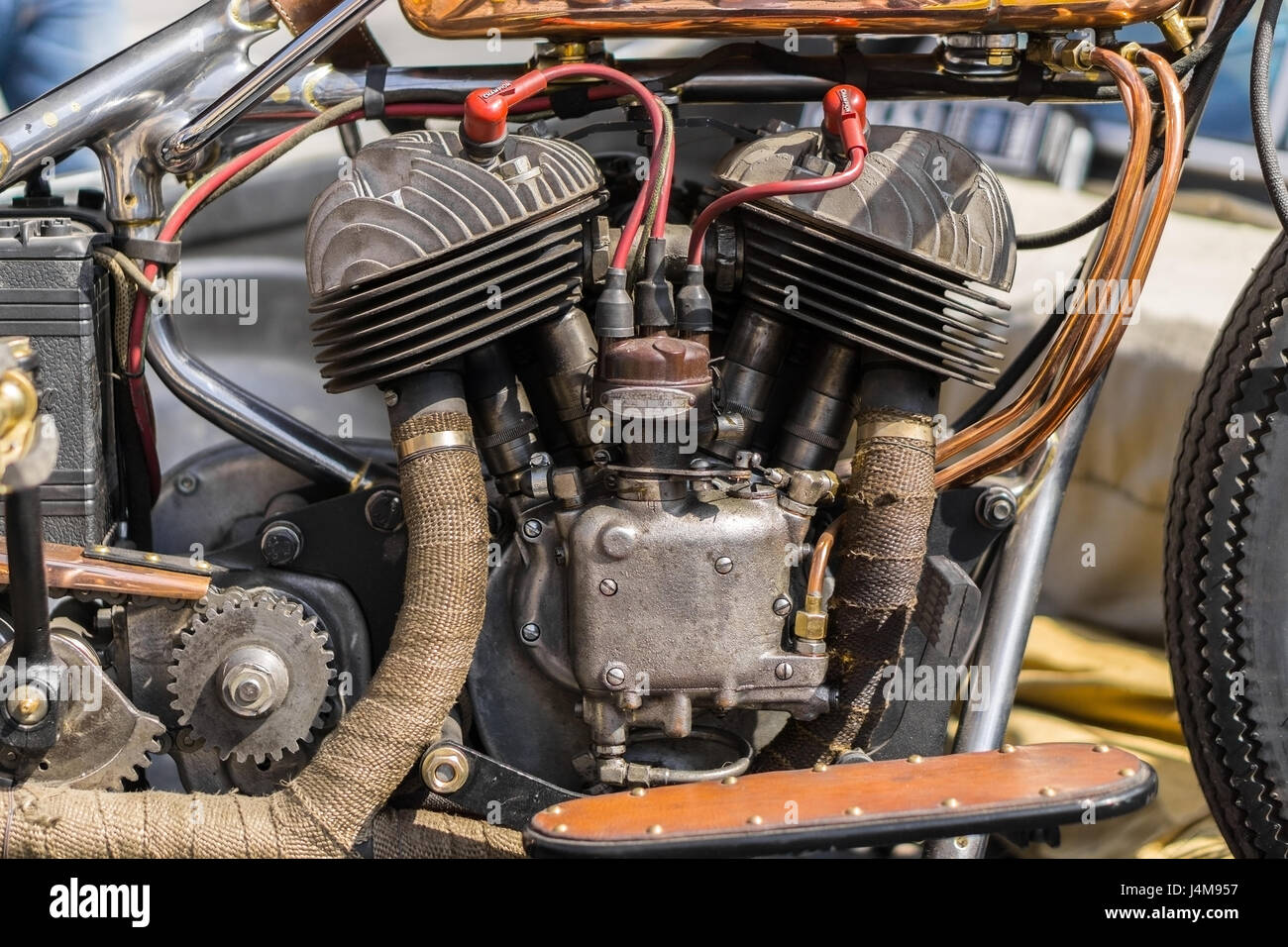 Chopper Motor Details Stock Photo - Alamy