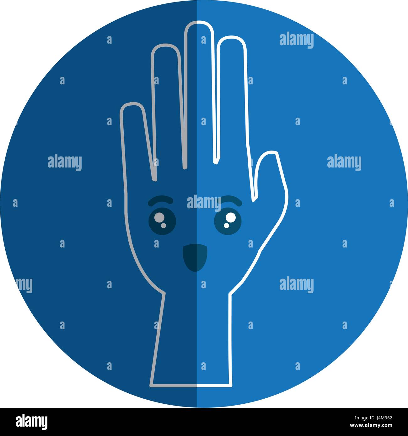 hand human raised comic character Stock Vector Image & Art - Alamy