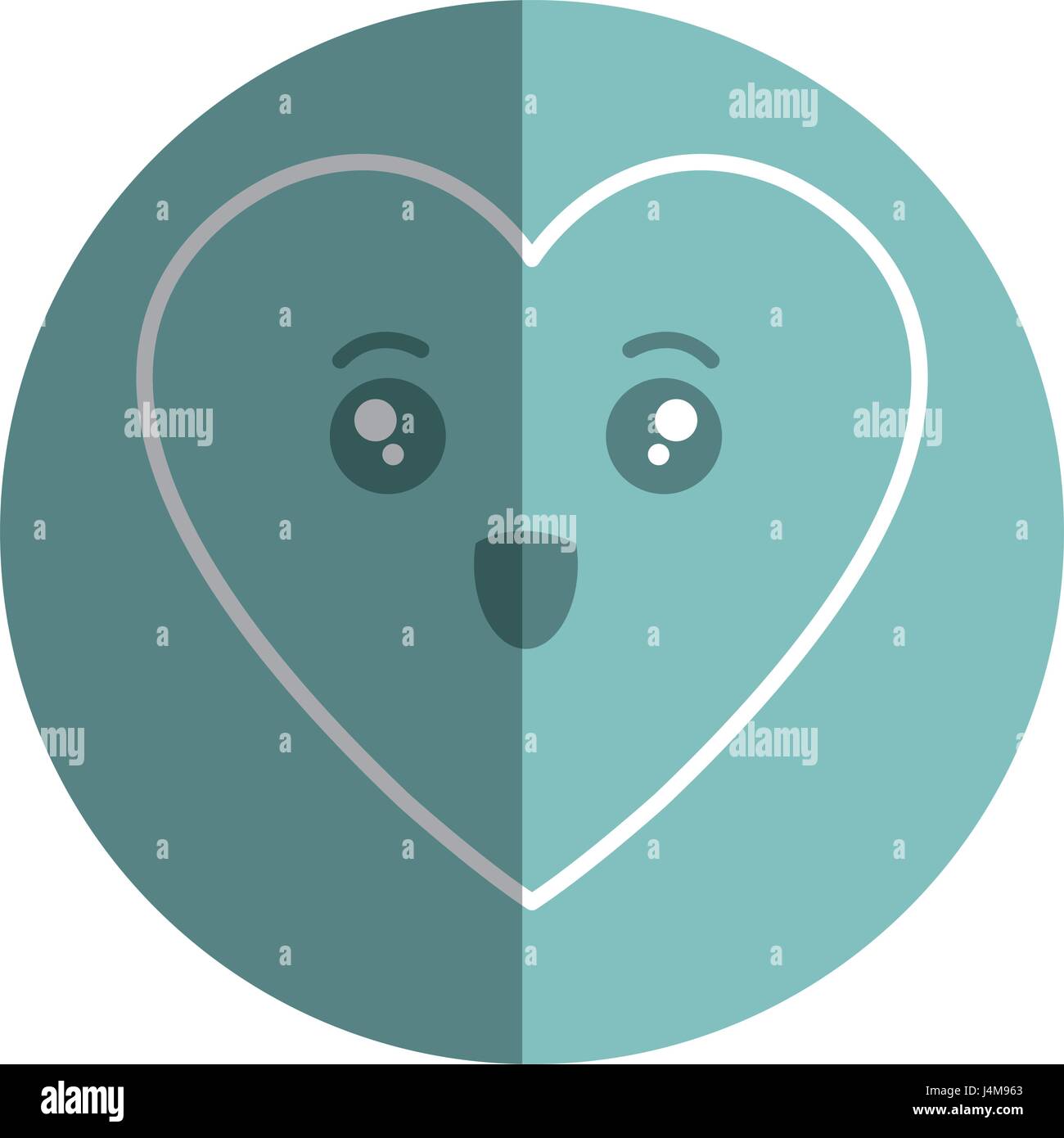 heart comic character icon Stock Vector Image & Art - Alamy