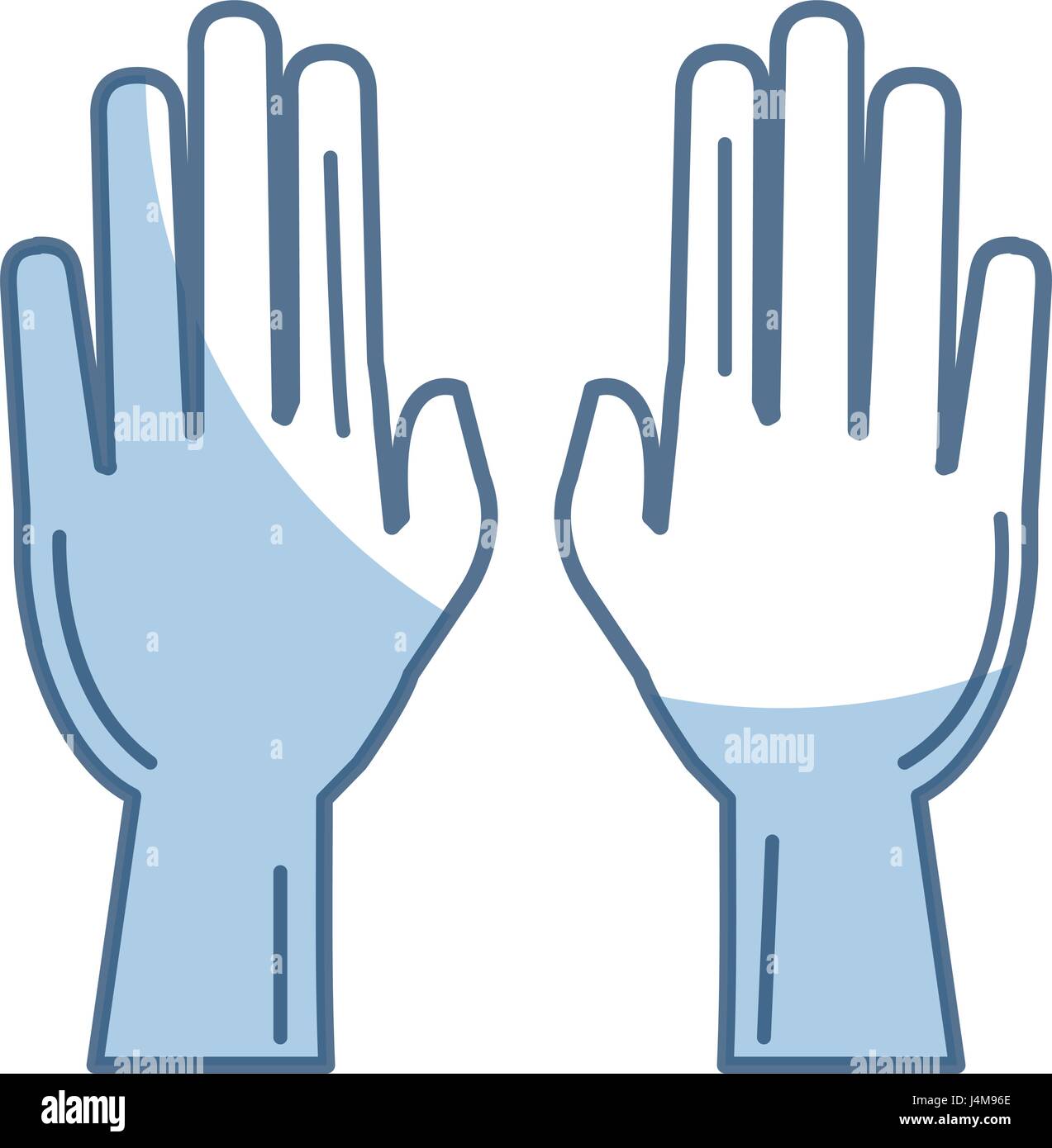 hands human raised icon Stock Vector Image & Art - Alamy