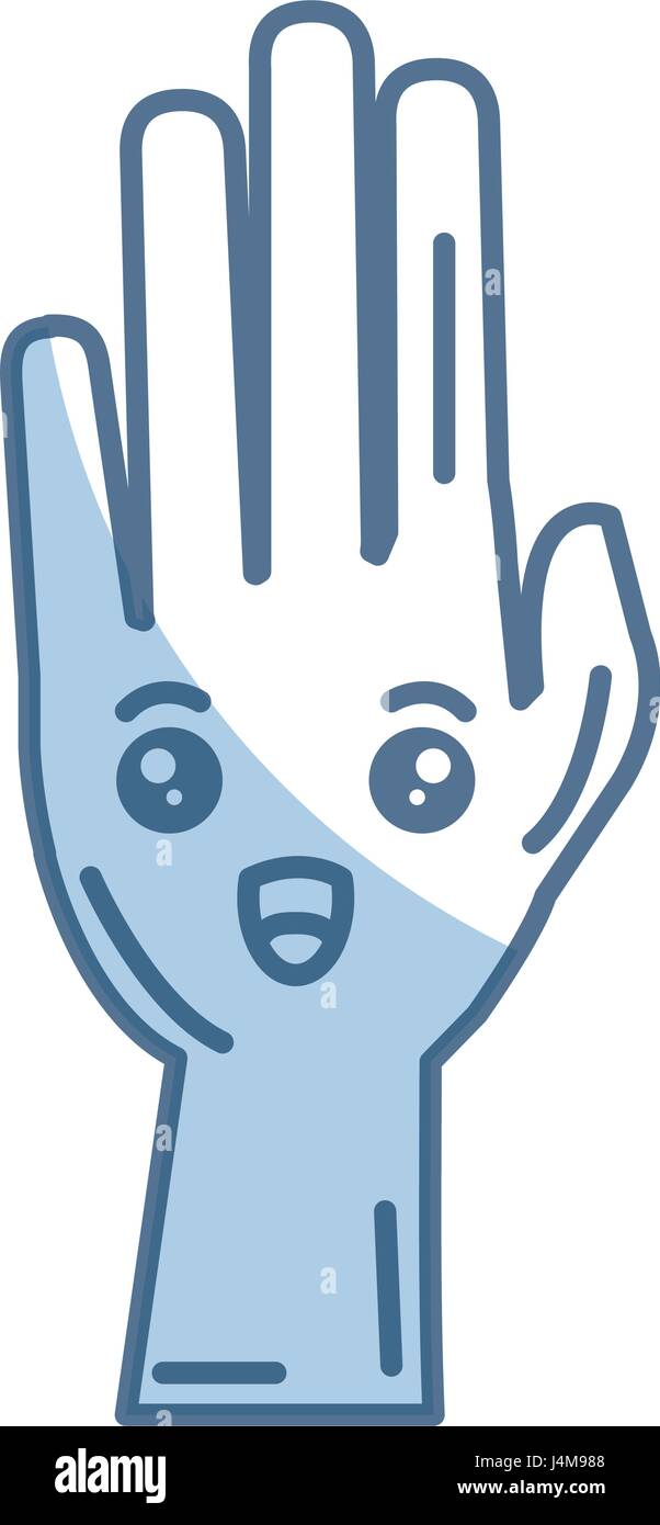 hand human raised comic character Stock Vector Image & Art - Alamy