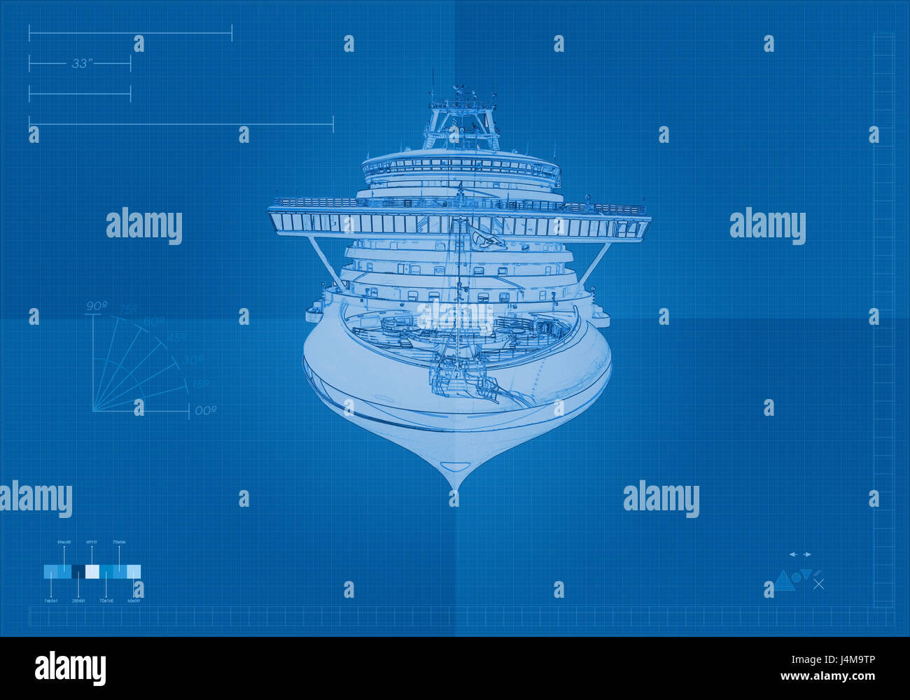 Ship design plans hi-res stock photography and images - Alamy