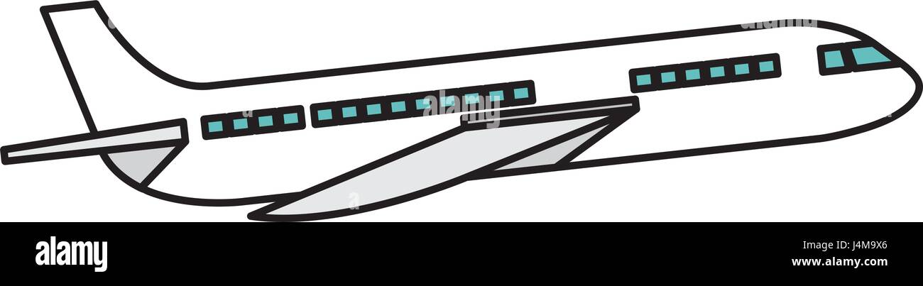 commercial airplane flying icon Stock Vector Image & Art - Alamy