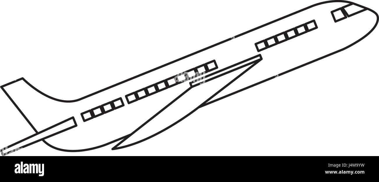 commercial airplane flying icon Stock Vector Image & Art - Alamy