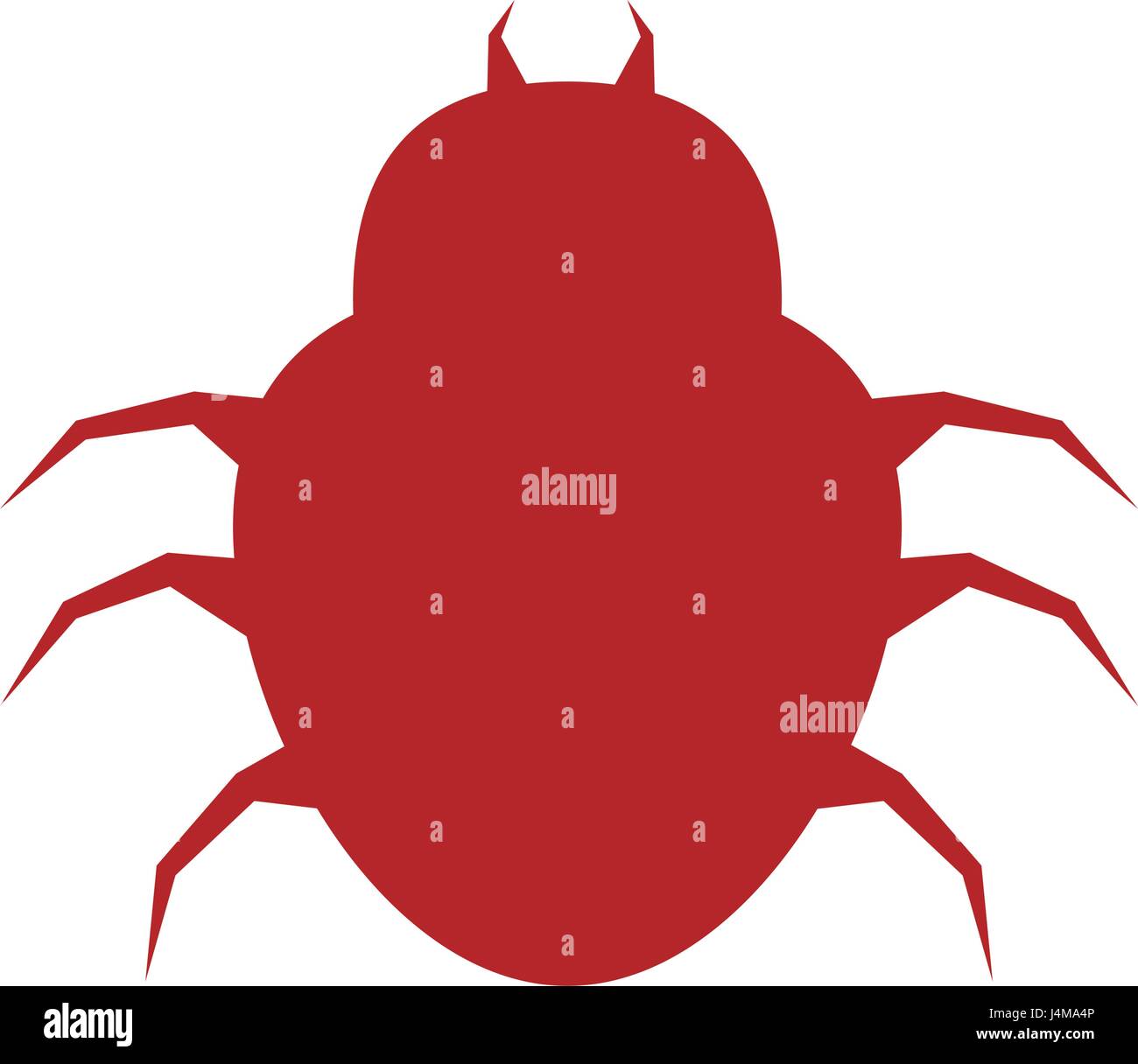 bug virus alert icon Stock Vector Image & Art - Alamy