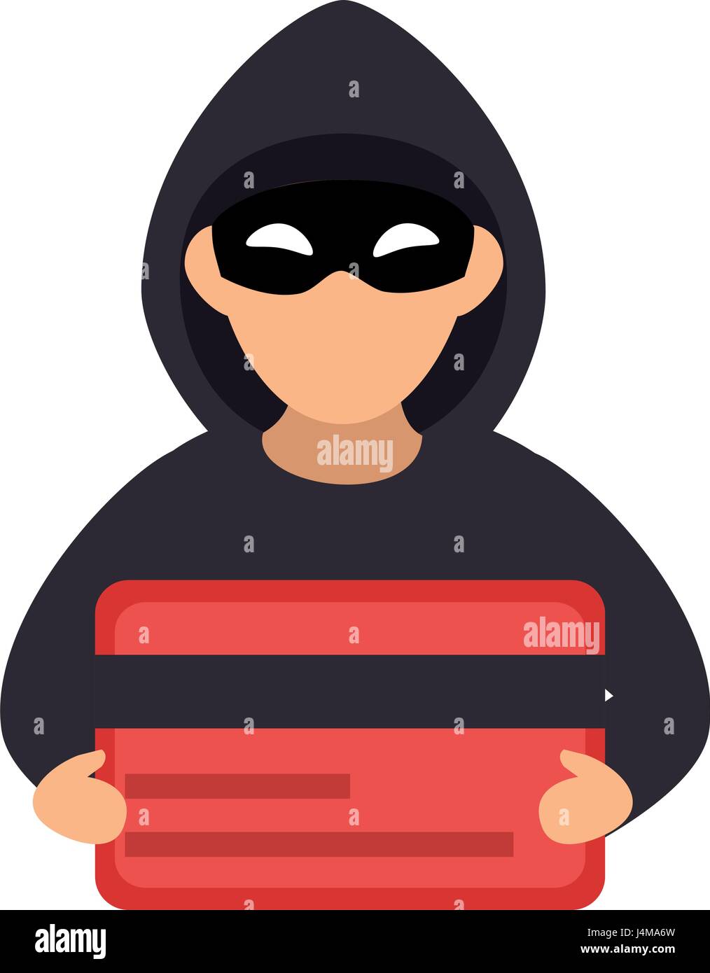 Hacker with credit card avatar character Stock Vector Image & Art - Alamy