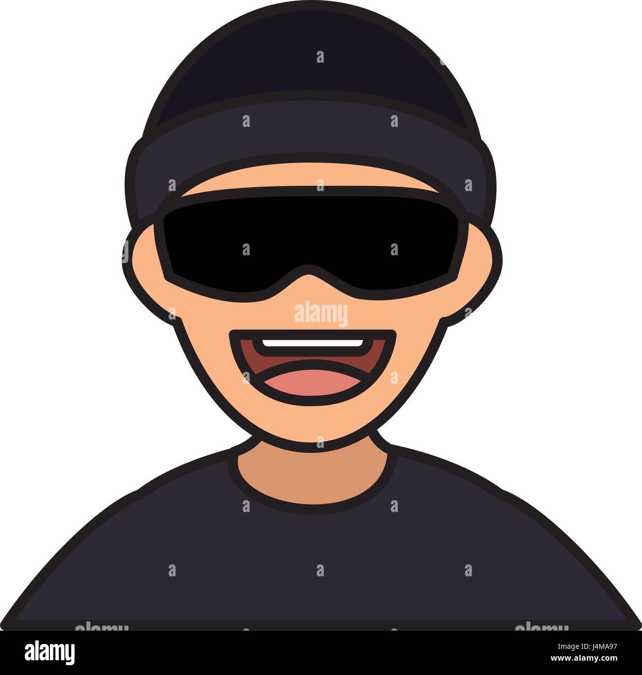 Thief icon Stock Vector Images - Alamy