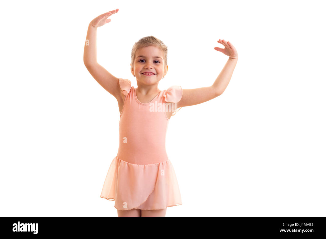 Little girl dancing Stock Photo - Alamy