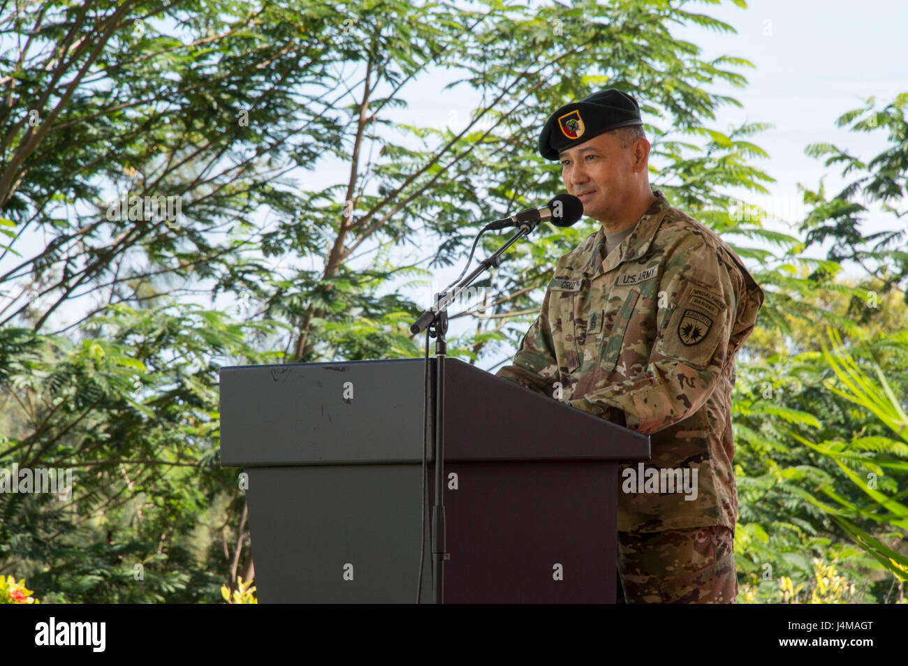 CAMP H.M. SMITH, Hawaii (May 11, 2017) - Command Sgt. Maj. Joaquin Cruz ...