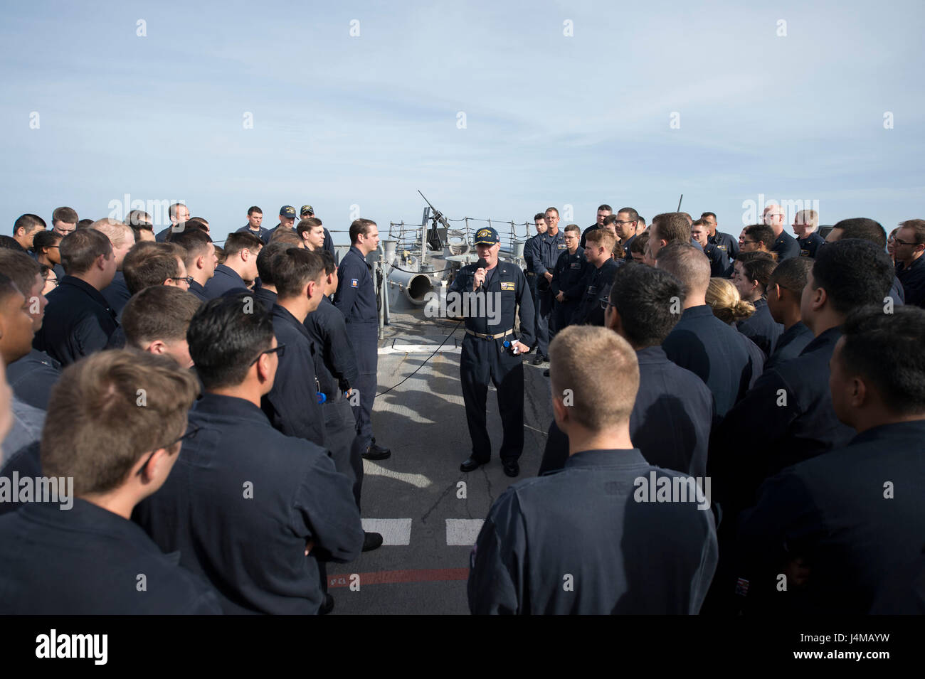161107-N-ZE250-251 MEDITERRANEAN SEA (Nov. 7, 2016) - Cmdr. Peter ...