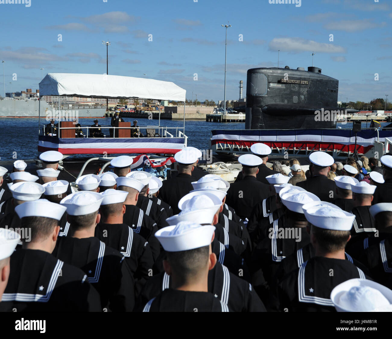 Naval station norfolk change of command hi-res stock photography and ...