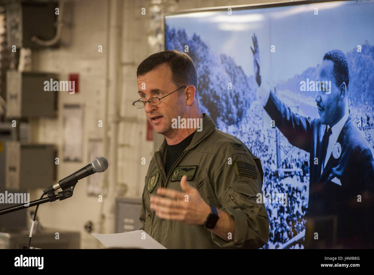 ARABIAN SEA (Jan. 17, 2017) USS Makin Island (LHD 8) Commanding Officer ...