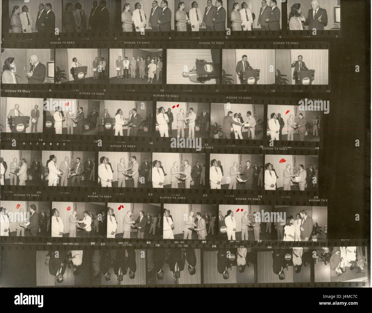 6 negative slides Stock Photo - Alamy