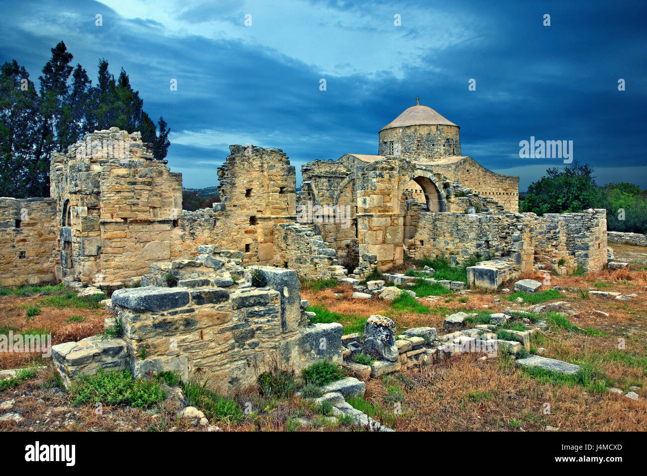The byzantine church in the monastery of Timios Stavros ("Holy Cross ...