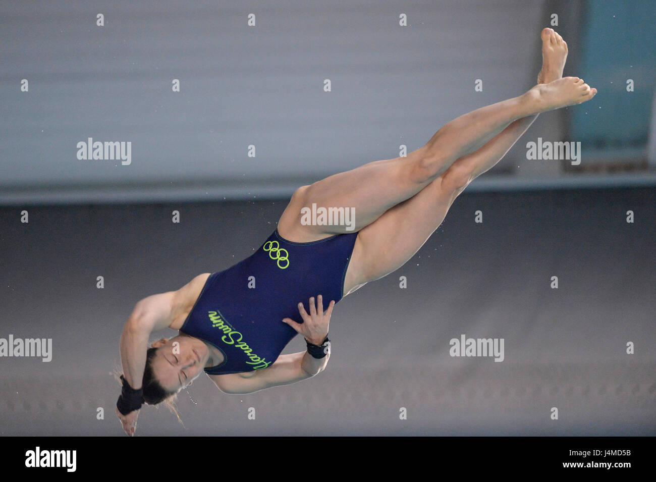Turin, Italy. 12th May, 2017. Italian diving championships Platform 3 ...