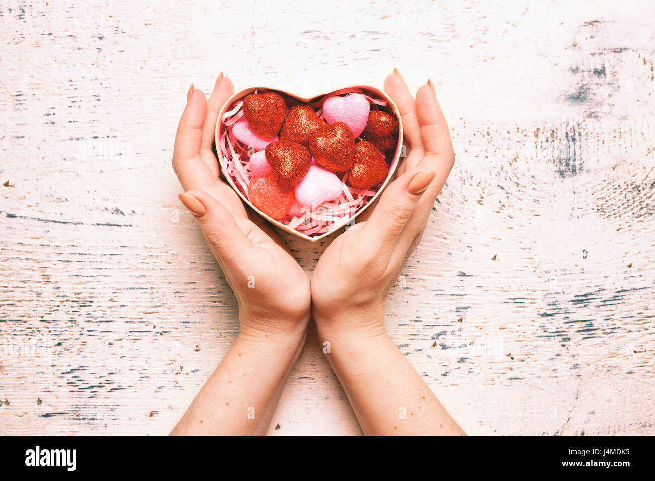 Hand feeling box hi-res stock photography and images - Alamy